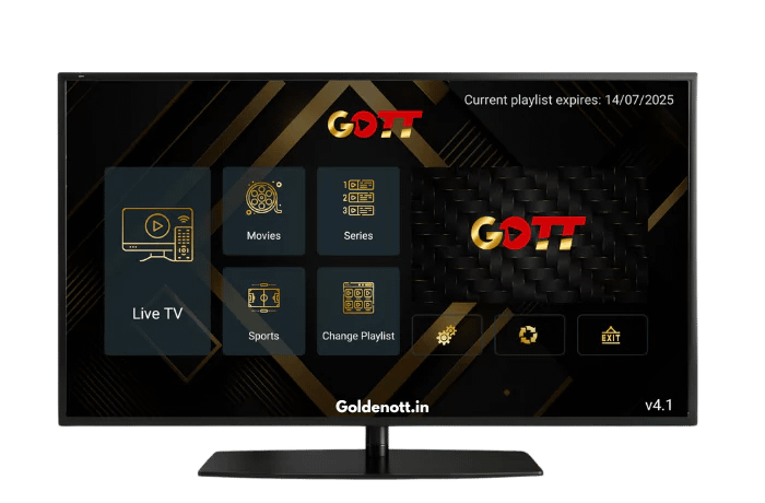 GOLDEN OTT IPTV – Best IPTV Subscription in 2025